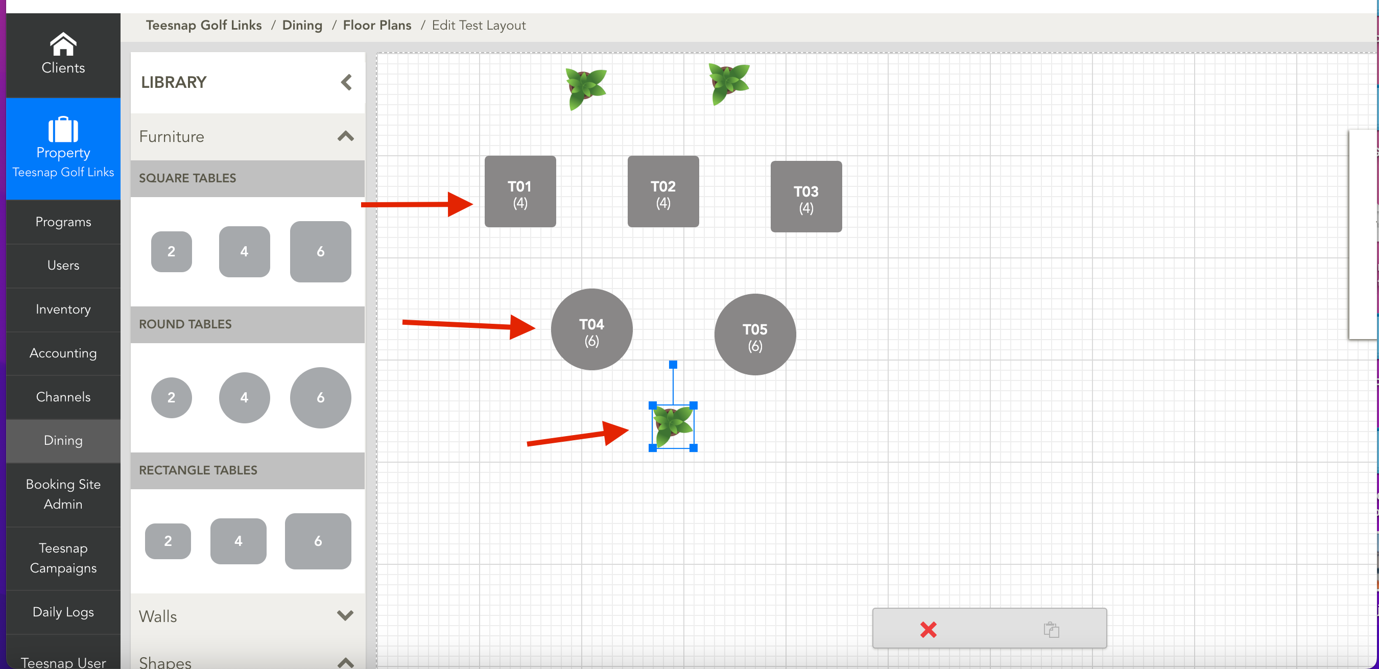 How to add a Floor Plan/Table Layout